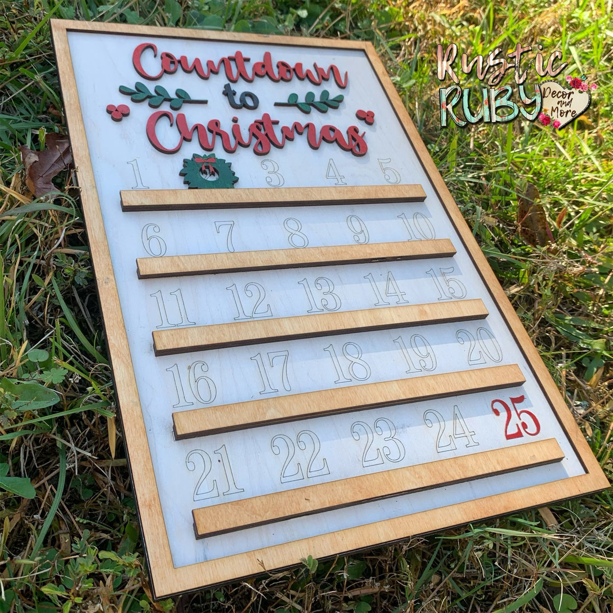 Countdown to Christmas – Rustic Ruby Decor & More