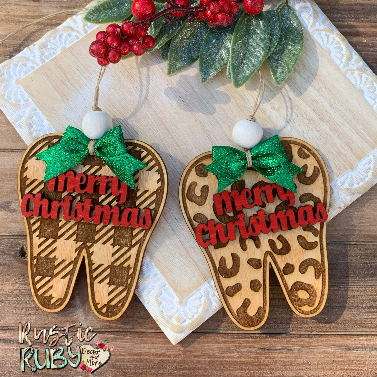 Tooth Ornament – Rustic Ruby Decor & More